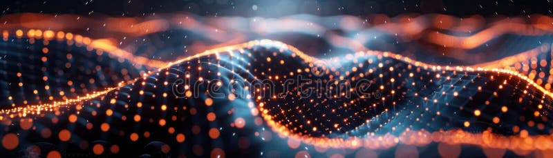 Technology Background, a Series of Three-dimensional Geometric Patterns ...