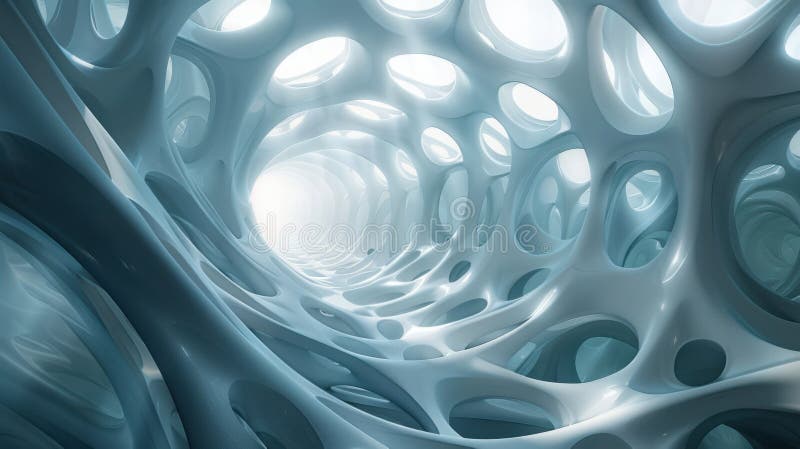 Technology Background, a Series of Three-dimensional Geometric Patterns ...