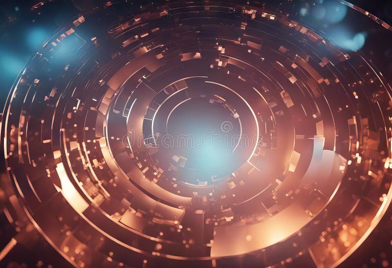 Technology Background Stock IllustrationBackgrounds Pattern Circle ...