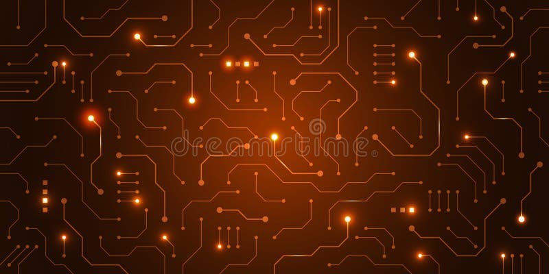 Technology Background. Tech Circuit Information. Line Texture of Motherboard. Digital Chip Board ...