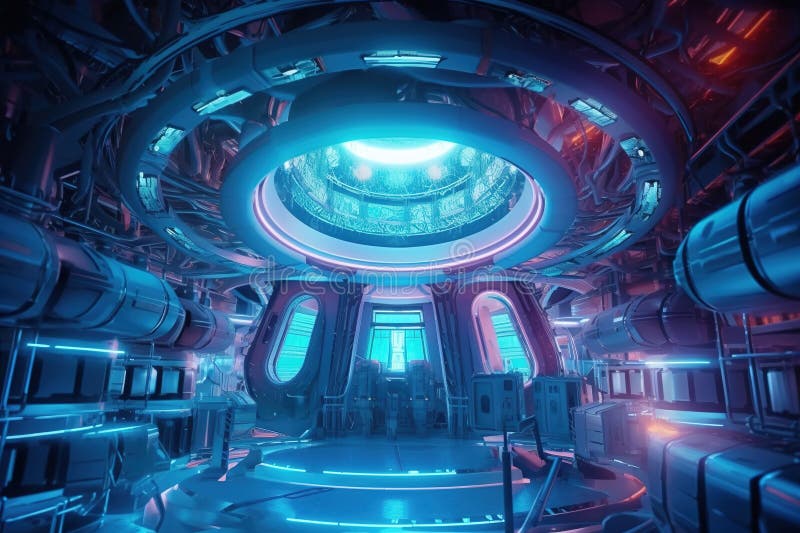 Futuristic Spaceship Flying in Deep Space. Stock Illustration - Illustration of trisolaris ...