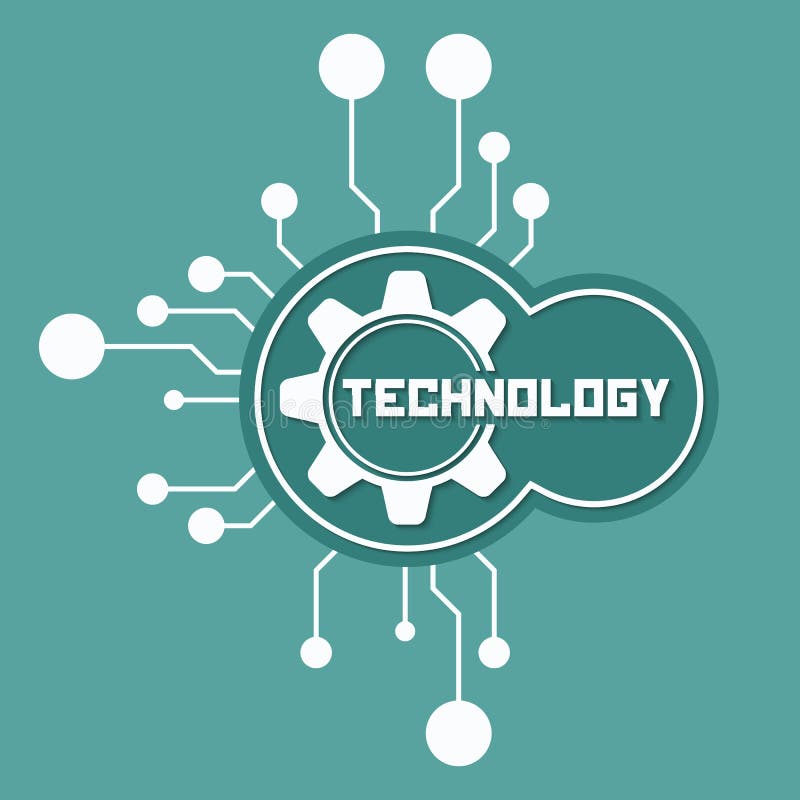 Technology Background Template. Stock Vector - Illustration of abstract ...