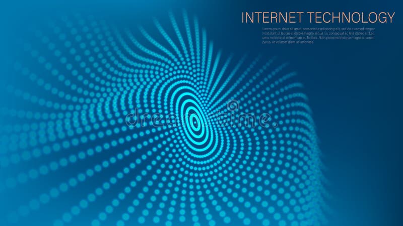 Technology Background. Virtual Reality Analysis. Futuristic Bitmap ...