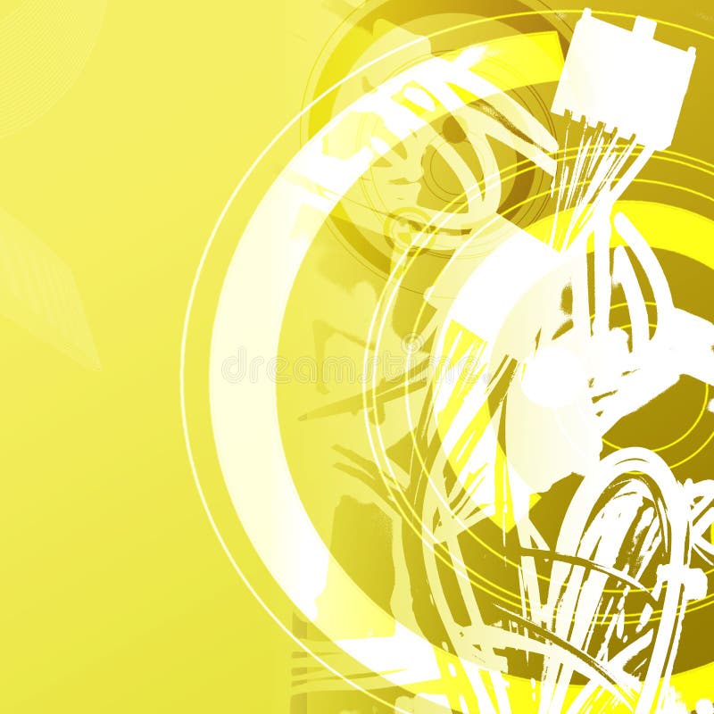 Technology Background - Wires Stock Illustration - Illustration of glow ...