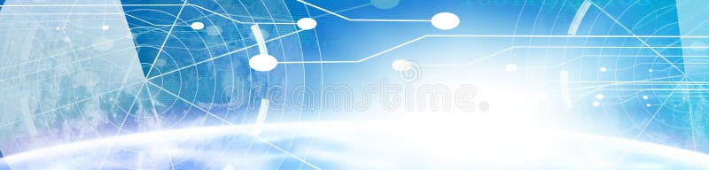 Technology banner stock illustration. Illustration of high - 5811174