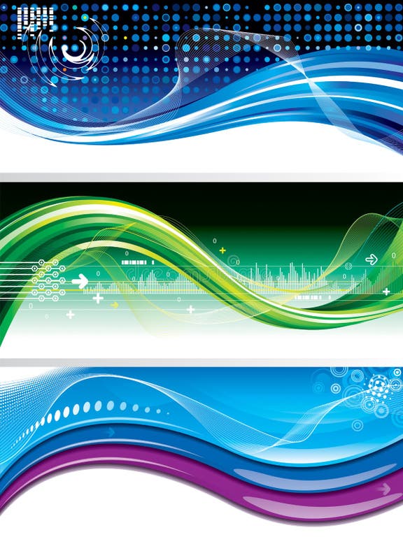 Technology Banners stock vector. Illustration of digitally - 20498792