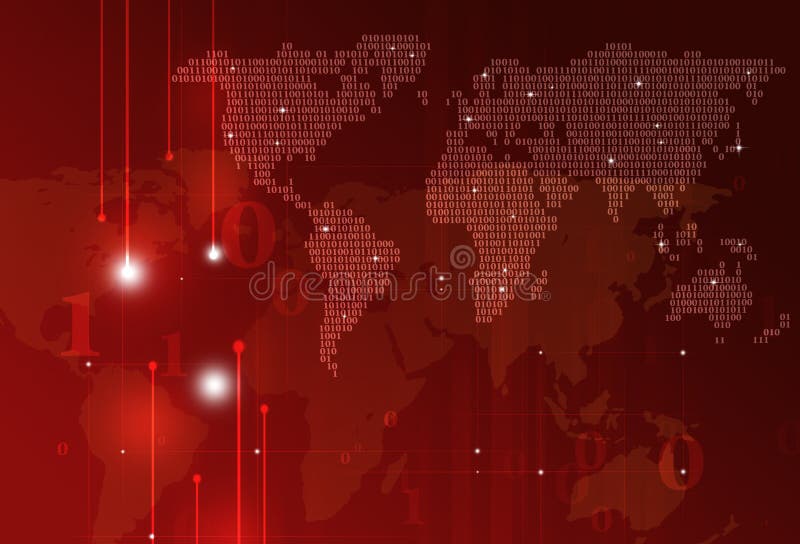 Binary Code Blue Background Stock Photo - Image of abstract, code: 34619394