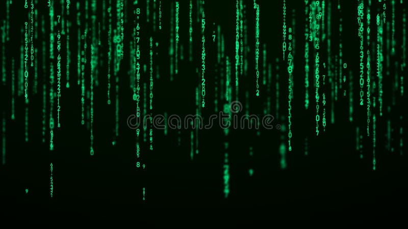 Green Falling Matrix Code Stock Illustrations – 412 Green Falling ...