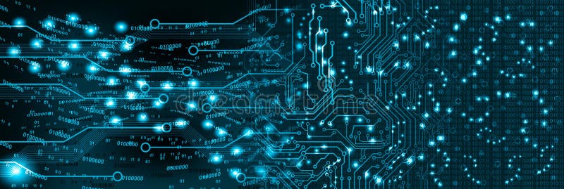 Technology Binary Web Glob Background.artificial Intelligence Virtual ...