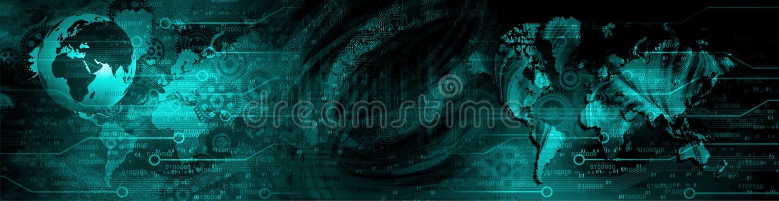 Technology Web Glob Background.artificial Intelligence Virtual Concept ...