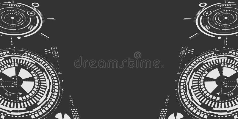 Fantastic Circle .Drawing Details . Circuit-board-background-technology ...