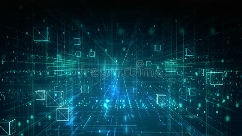 Technology Blockchain Network Connections, Technology Digital ...