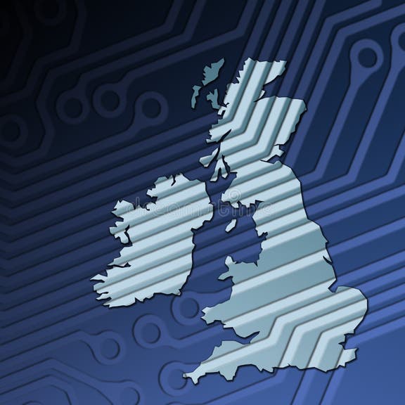 Technology Britain stock illustration. Illustration of digital - 2245699