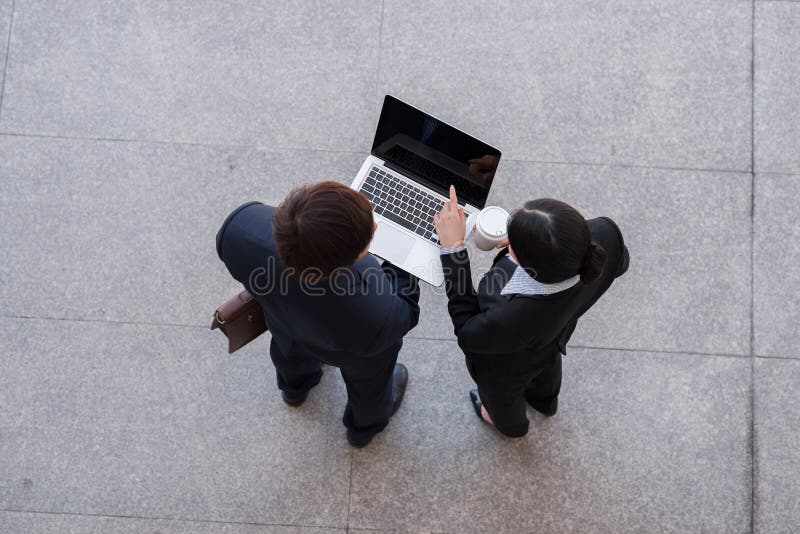 Technology in Business Concept Stock Photo - Image of colleague ...