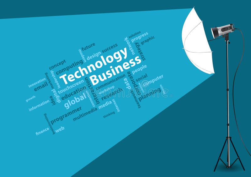 Technology Business Concept Word Cloud Cr Stock Illustrations – 1 ...