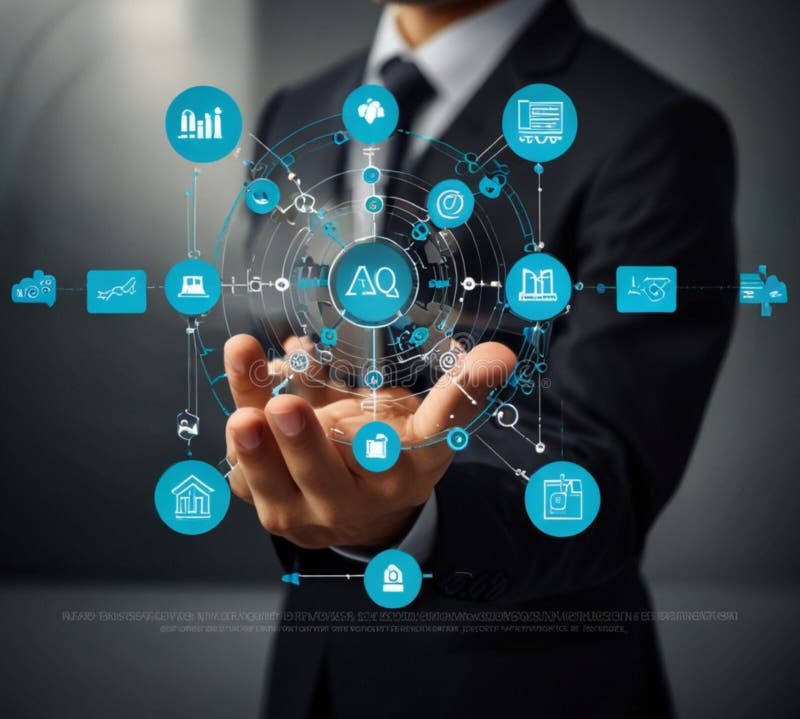 Technology, Business, the Internet, and Network Concepts. Process ...