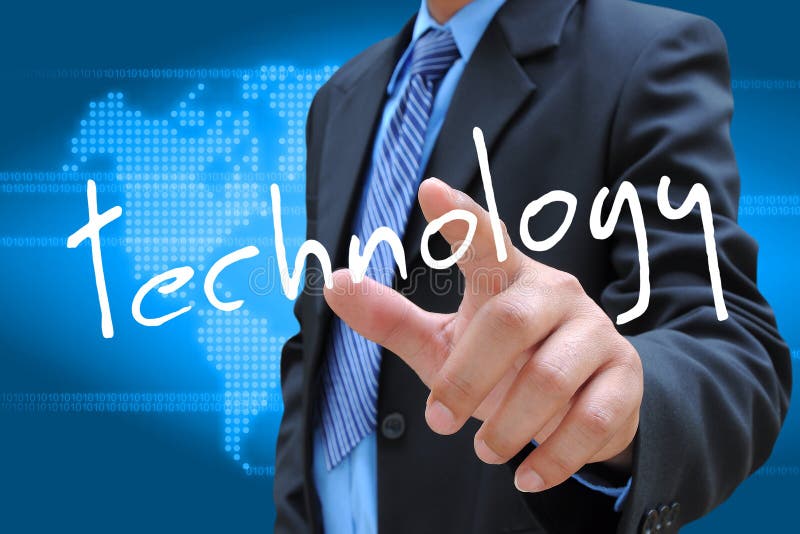 Hand Highlighting Information Technology Tags Stock Photo - Image of ...