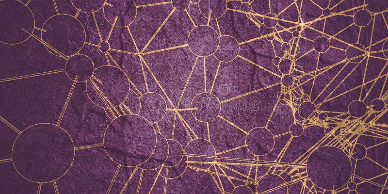 Technology, Chemistry and Science Banner Design Template. Molecule and ...