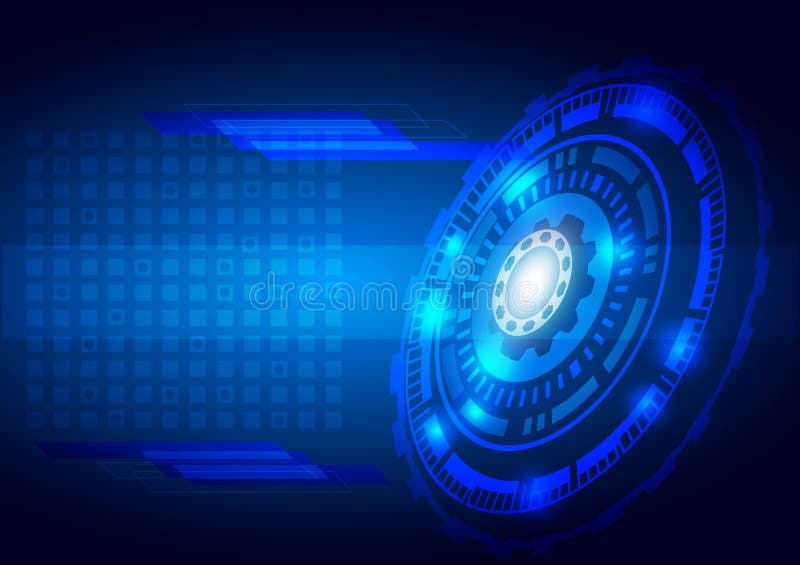 Technology Circle Background.22,high-tech Ring, Artistic Composition ...