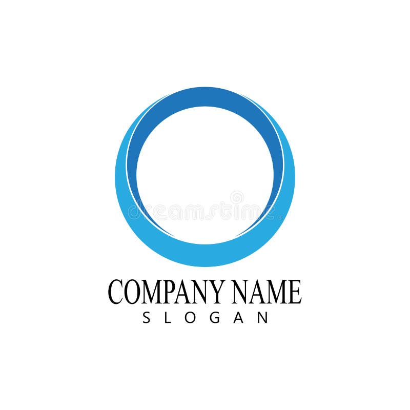 Technology Circle Logo and Symbols Vector Stock Vector - Illustration ...