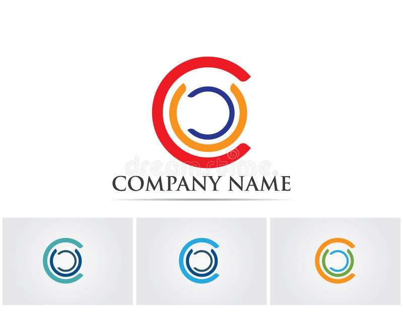 Technology Circle Logo and Symbols Vector.. Stock Vector - Illustration ...