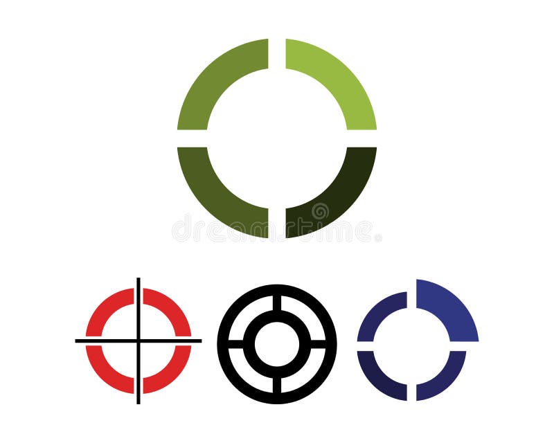 Technology Circle Logo and Symbols Vector Stock Vector - Illustration ...