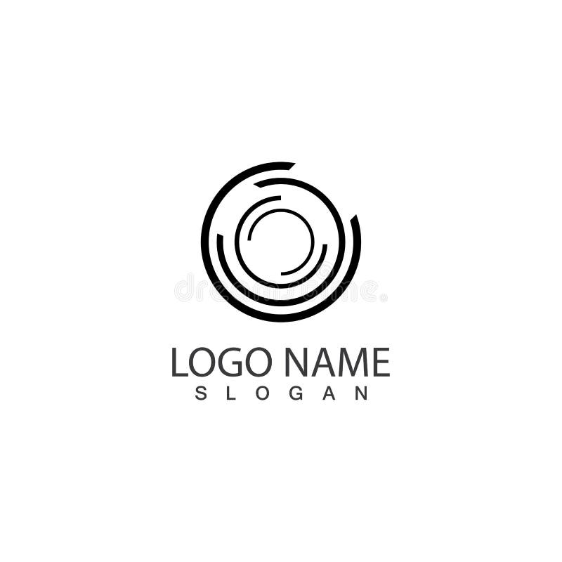 Technology Circle Logo and Symbols Vector. Stock Vector - Illustration ...