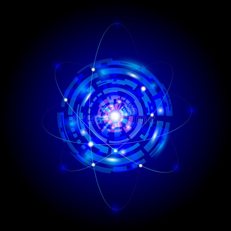 Technology Circle Background,Technology Circle, Power Transfer through ...