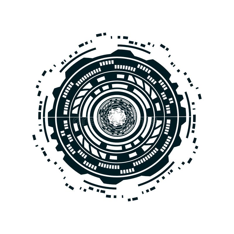 Technology Circle Vector Symbol Icon Design. Stock Vector ...