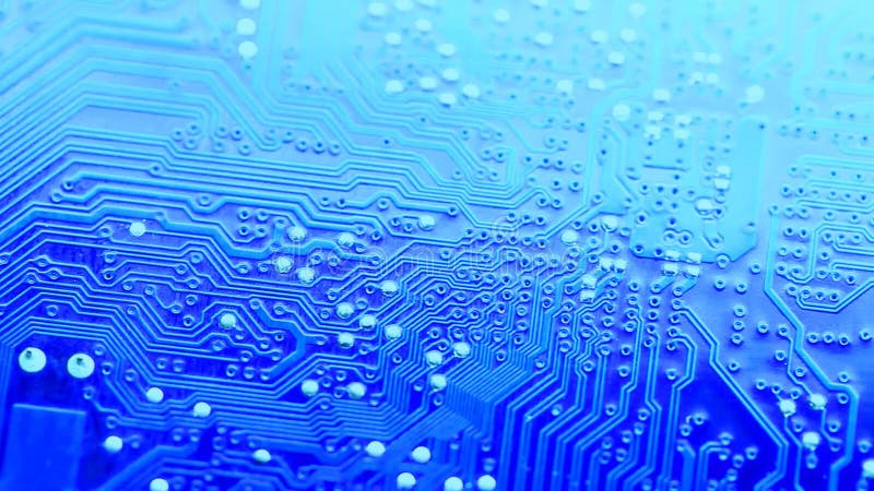 Computer Electronics Background Stock Video - Video of blue, closeup ...