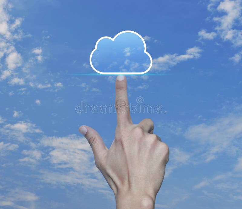 Technology Cloud Computing Concept Stock Photo - Image of empty, icon: 254206582