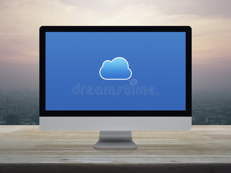 Technology Cloud Computing Concept Stock Image - Image of monitor ...