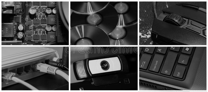 Technology collage stock photo. Image of circuits, contact - 63724196
