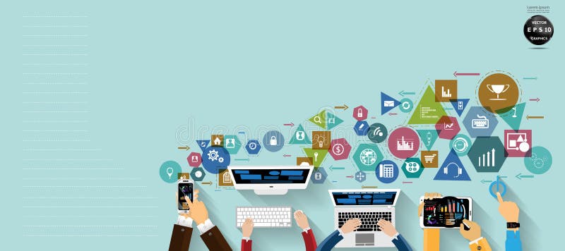 Technology Communicate - Creativity Design Modern Think Idea and ...