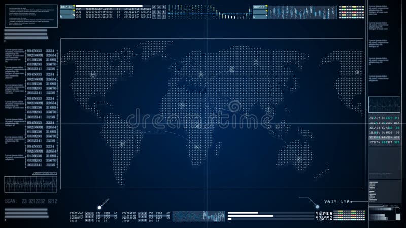 Technology Communication and Connection with Futuristic User Interface ...