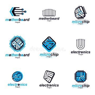 Microprocessor Logos Stock Illustrations – 43 Microprocessor Logos ...