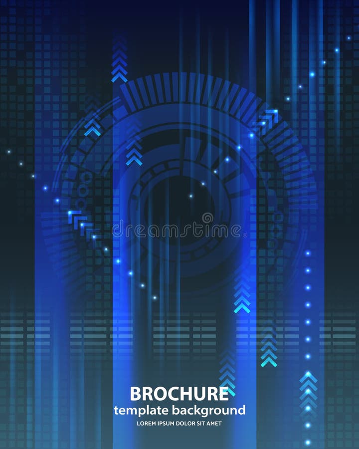 Technology Communication Hi Tech Template Background Twelve Stock ...