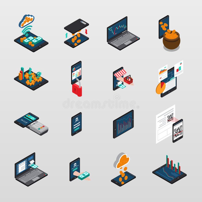 Computer Communication Icon Set Stock Illustrations – 190,840 Computer ...