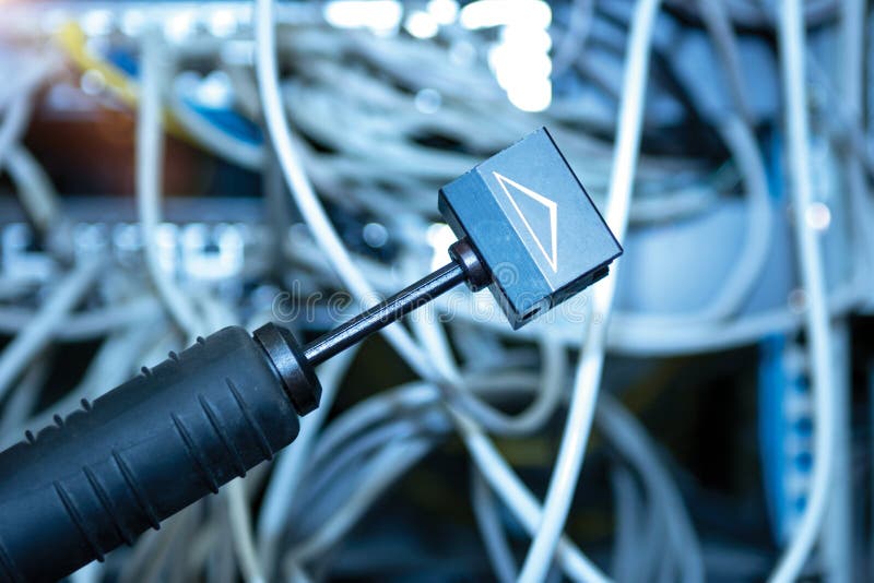 Technology and Communication, Service Cabinets with Connected Wires ...