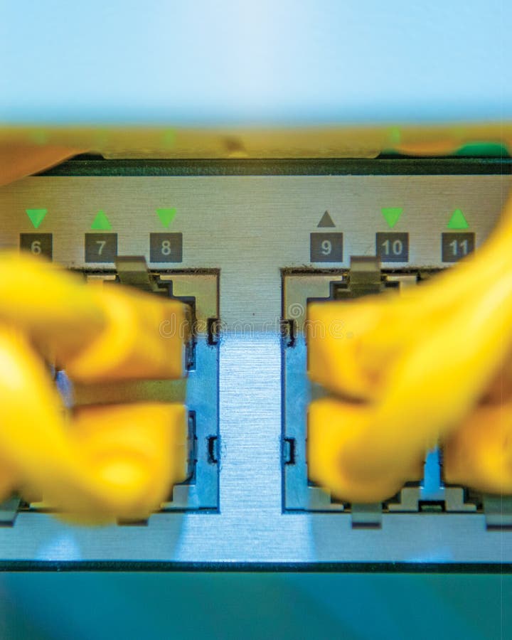 Technology and Communication, Service Cabinets with Connected Wires ...