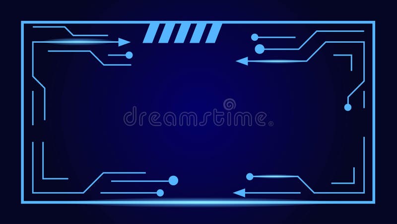 Hi Tech Industrial Frame Atificial Intelligence Copy Space Stock Vector ...