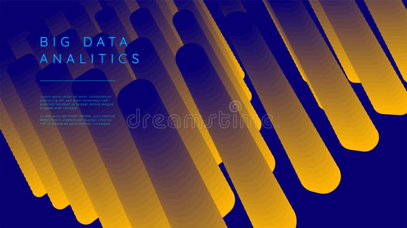 Technology Concept Background Banner, Big Data Analytics, Blockchain ...