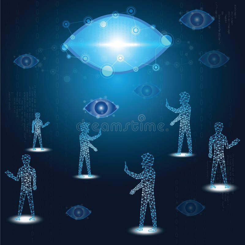 Technology Concept,digital Life Feels Has Been Staring All Time Stock ...