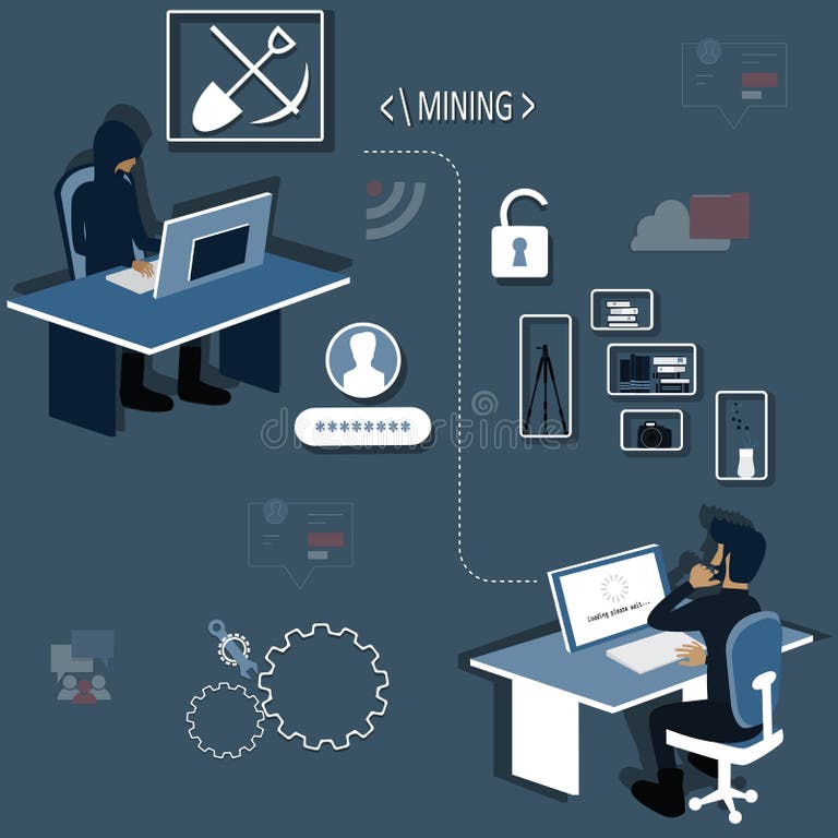 Cryptojacking Stock Illustrations – 257 Cryptojacking Stock ...