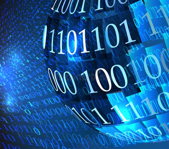 Technology Concept Hex Code Digital Background Stock Vector - Illustration of future, conceptual ...