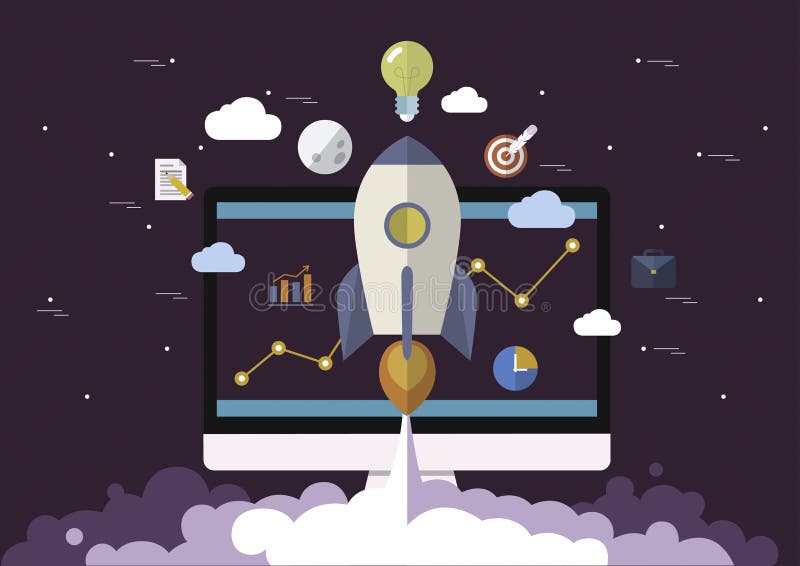 Technology Concept Idea, Good Equipment and Computer of Creative ...