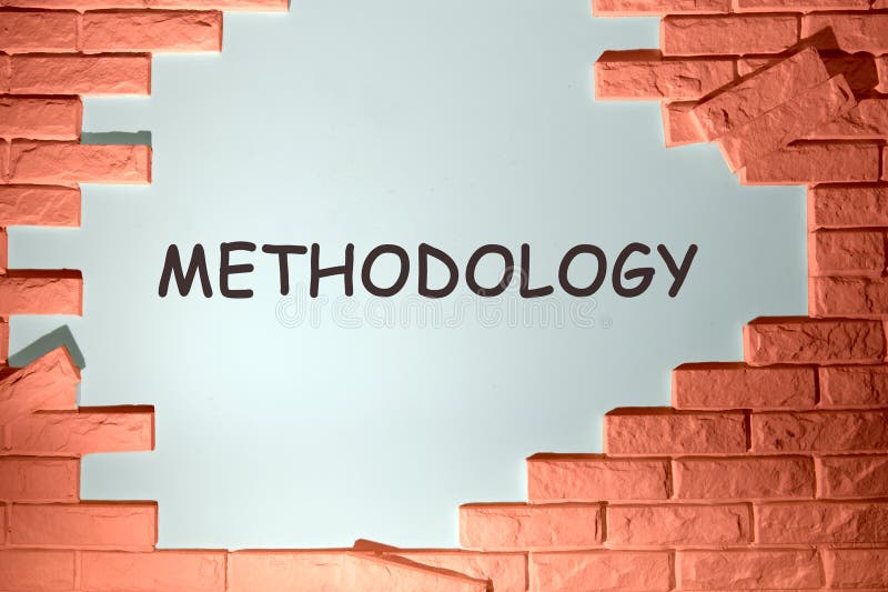 Technology Concept. METHODOLOGY Written on the Wall Under the ...