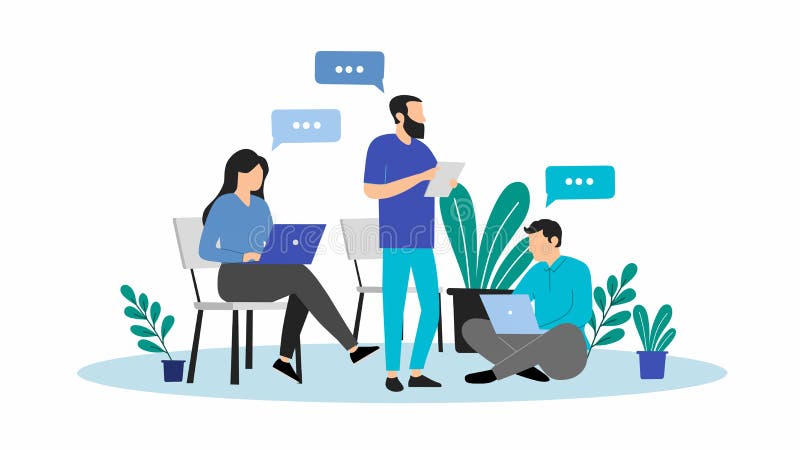 Technology Concept and Telecommunication through Modern Devices ...