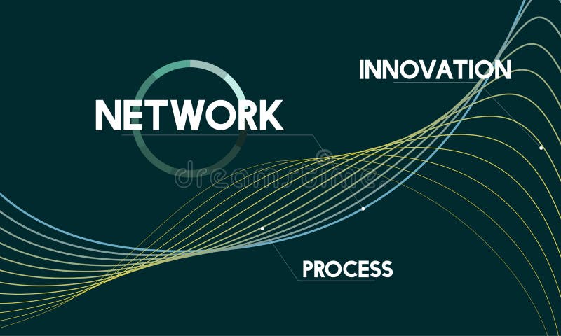 Technology Connect Development Network Process Concept Stock ...