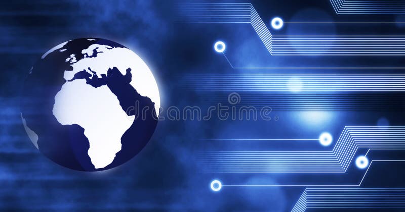 Technology,Earth Globe Connected Innovation with Ideas and Concepts ...